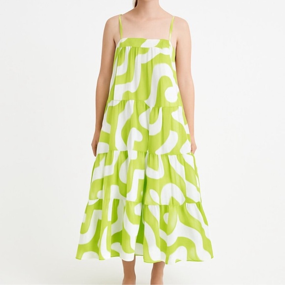 Able | Dresses | Able The Label Bright Citron Smock Maxi Dress | Poshmark